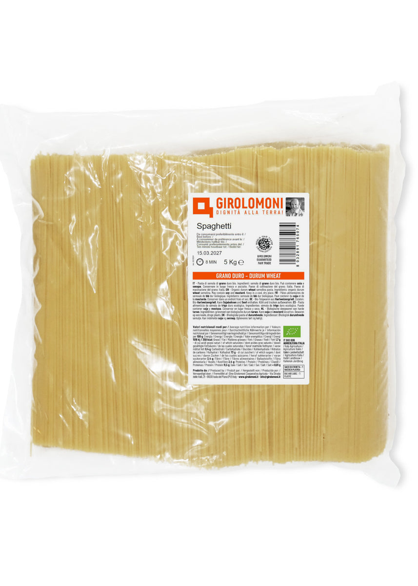 Spaghetti Trafila ruvida - 5 KG Semola di Grano duro Biologico – Altramoda